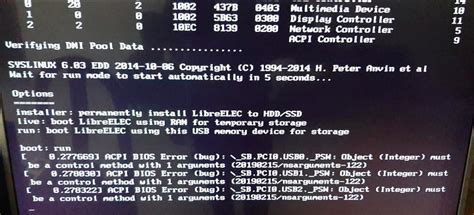 ACPI BIOS Error Object Integer Must Be A Control Method With 1 Arguments General Support