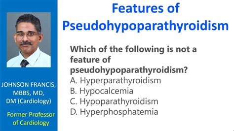 Features Of Pseudohypoparathyroidism Youtube