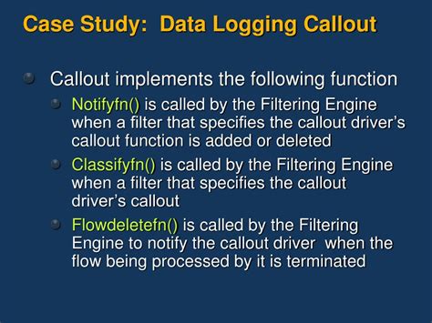Ppt Windows Filtering Platform And Winsock Kernel Next Generation Kernel Networking Apis