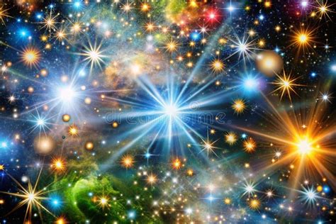 Cosmic Explosion Of Stars Nebulae And Galaxies Stock Illustration Illustration Of Astronomy