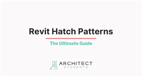 The Ultimate Guide To Revit Hatch Patterns Architect Babes
