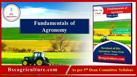 [pdf] Agriculture Heritage 1st Sem Notes Bsc Agriculture Notes