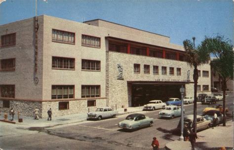 San Diego Public Library California Postcard