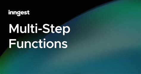 multi step functions inngest documentation