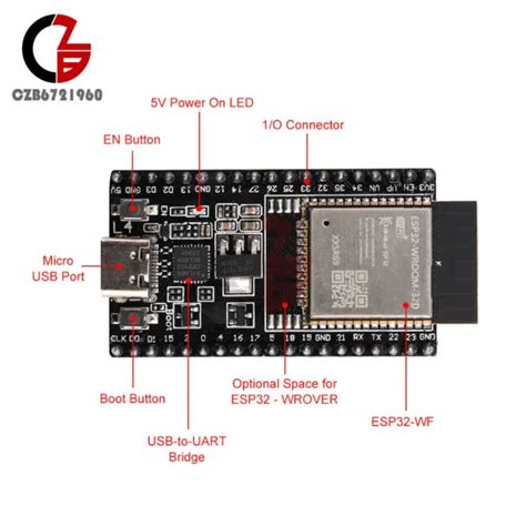 Esp32 Devkitc Core Board Type C Esp32 Wrover Esp32 Wroom 32du Development Board 699 Picclick Ca