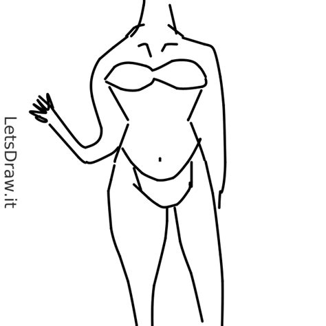 How To Draw Model Pnzmftd55 Png LetsDrawIt