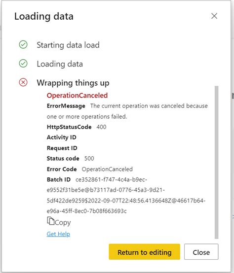 Solved Datamart Operation Canceled Microsoft Fabric Community