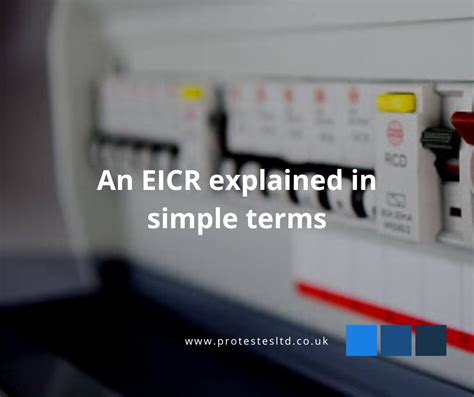 An EICR Explained In Simple Terms