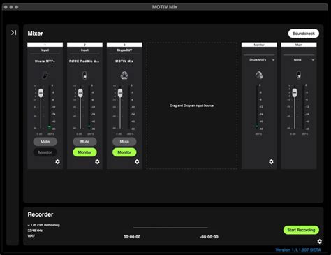 Shure Motiv Mix Software Mixer Recorder Challenger To RØde Connect By