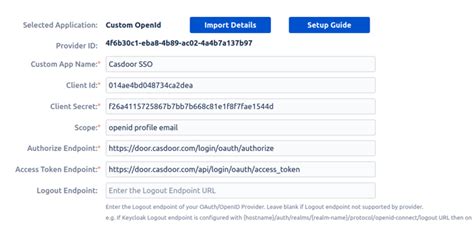 Connecting Applications With Oidc Protocol Confluence Casdoor · An