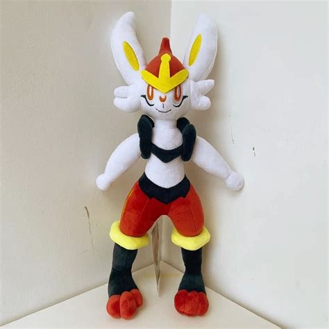Pokemon Cinderace Plush 40cm Soft Toy Teddy £10 59 Picclick Uk