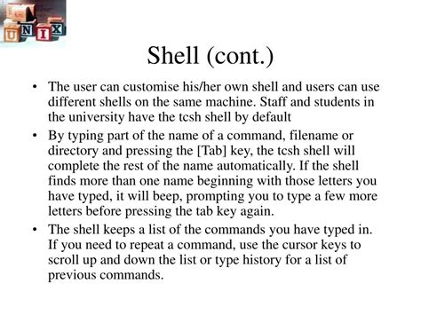Ppt Lecture 8 Shell Powerpoint Presentation Free Download Id5879746