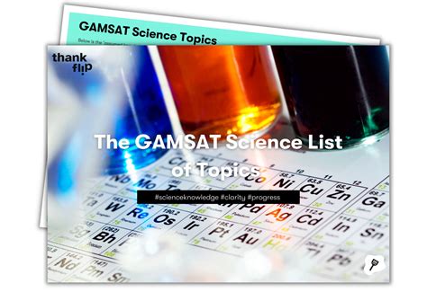 Gamsat Science Topics