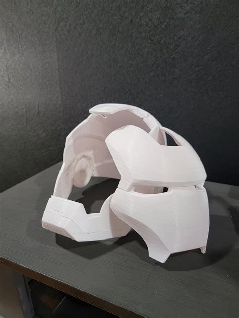 3d Printed Iron Man Helmet Etsy