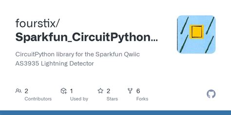 sparkfun circuitpython qwiicas3935 examples example2 more lightning features spi py at master