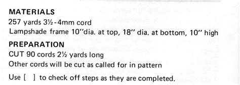 PDF Macrame Lamp Shade Pattern Lampshade Macrame Etsy