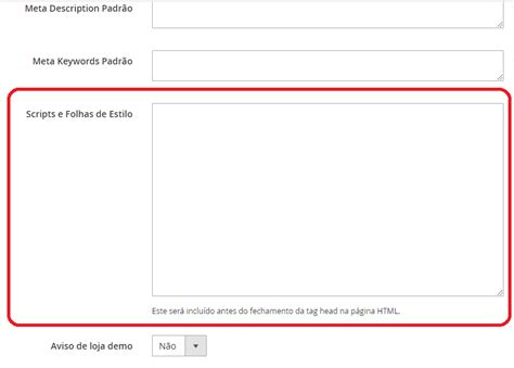 Como Adicionar Scripts Adicionais Pelo Painel No Magento Bring E Commerce