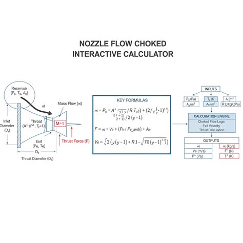 Nozzle Flow Choked Interactive Calculator Firgelli