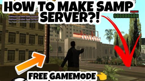 HOW TO MAKE SAMP SERVER USING PC FREE GAMEMODE YouTube