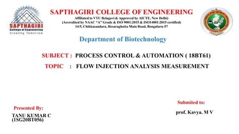Flow Injection Analysis Measurementpptx