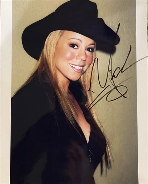 Mariah Carey Autographed 8x10 Photo YourPremierMemorabilia