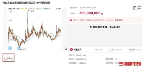 恒立实业7600万股股票再次流拍 经济 新湖南
