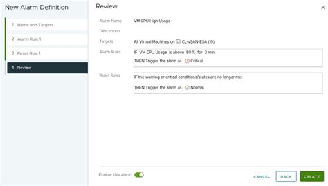 creating a custom vsphere alarm dpc virtual tips