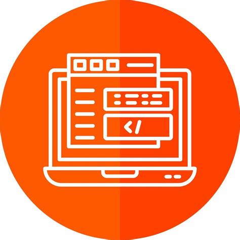 Code Line Red Circle Icon 44102245 Vector Art At Vecteezy