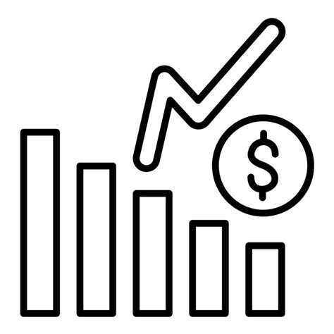 Graph Line Icon 14809643 Vector Art At Vecteezy