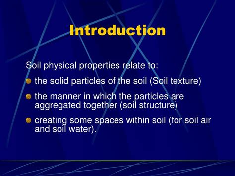 PPT Soil Physical Properties PowerPoint Presentation Free Download ID