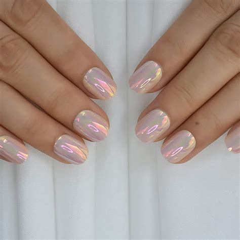 Round Acrylic Nails Designs