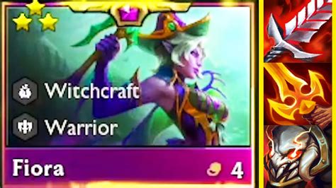 My Luckiest Witchcraft Fiora TFT Set YouTube