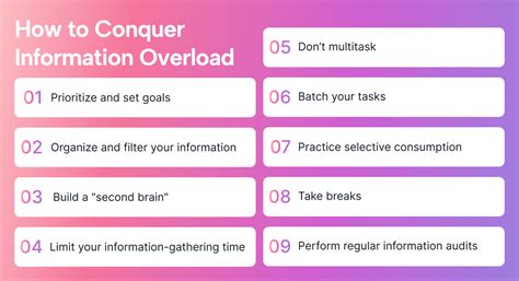 9 effective strategies for conquering information overload motion