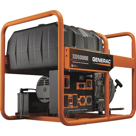 Generac Xg8000e Portable Generator — 10 000 Surge Watts 8000 Rated Watts Electric Start Model