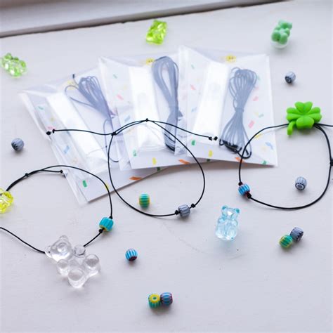 갓샵 글라스 유리 비즈 실 팔찌 Diy 만들기 키트 세트 [3종 여름 발찌 매듭 마크라메 공예 소원 우정 실팔찌 끈 취미 재료]