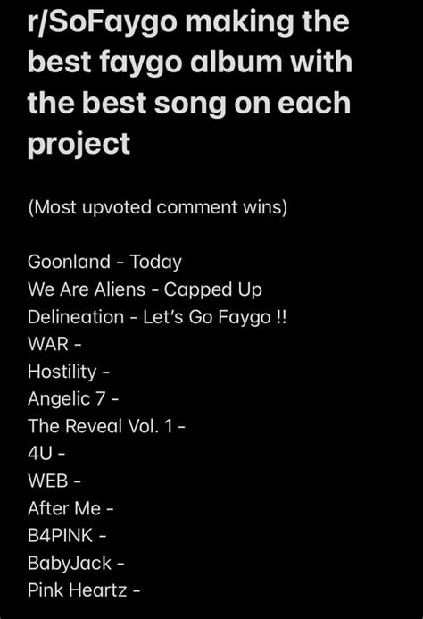 R Sofaygo Making The Best Faygo Album With The Best Song On Each