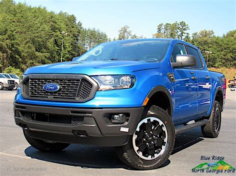 2021 Velocity Blue Metallic Ford Ranger Stx Supercrew 4x4 143028229