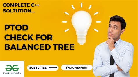 Check For Balanced Tree Gfg Potd Binarytree Solution In C Bhoomiaman Youtube