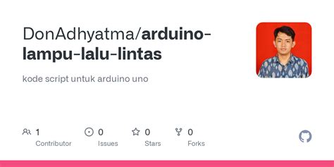 Github Donadhyatma Arduino Lampu Lalu Lintas Kode Script Untuk Arduino Uno