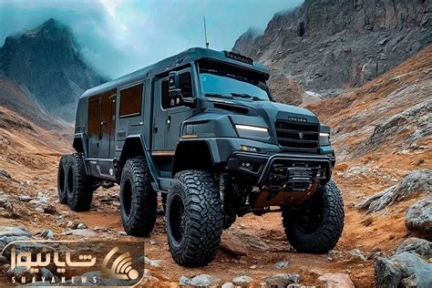 ماشین های لوکس؛ بزرگترین آفرود جهان که 8 تا چرخ هیولایی داره از چرم گاو نر ساخته شده