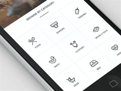 Mobile App Menu Icon