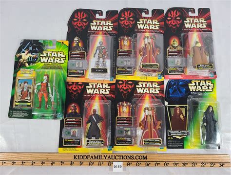 Lot Of 7 Star Wars Action Figures Incl Darth Maul And Boss Nass