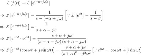 Laplace Transforms Table Method Examples History Of Laplace Transform Electrical4u