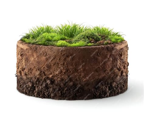 Premium Ai Image A Piece Of Land A Platform Of Nature Loamy And