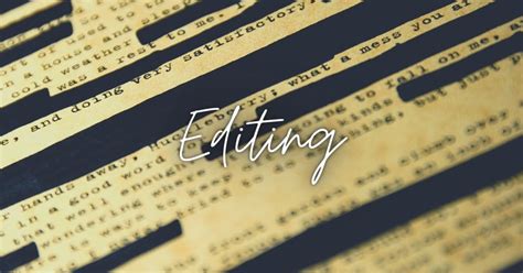 Masterclass Notes James Patterson Part 5 Editing