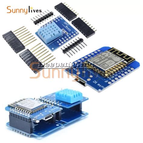 Dual Base Dht11 Wemos D1 Esp8266 Esp 12 Nodemcu Lua Wifi Develoment