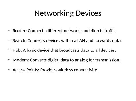 Basics Of Networking Lecture For IoT Pptx