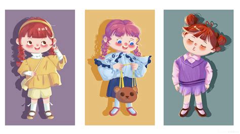 儿插风格风格插画设计作品 设计人才灵活用工 设计dna