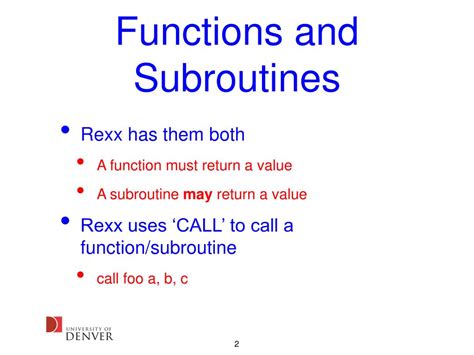 PPT REXX Part PowerPoint Presentation Free Download ID