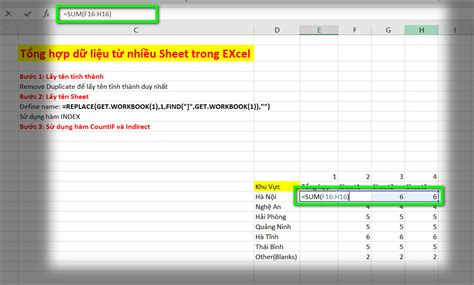 Tổng Hợp Dữ Liệu Từ Nhiều Sheet Trong Excel 102025